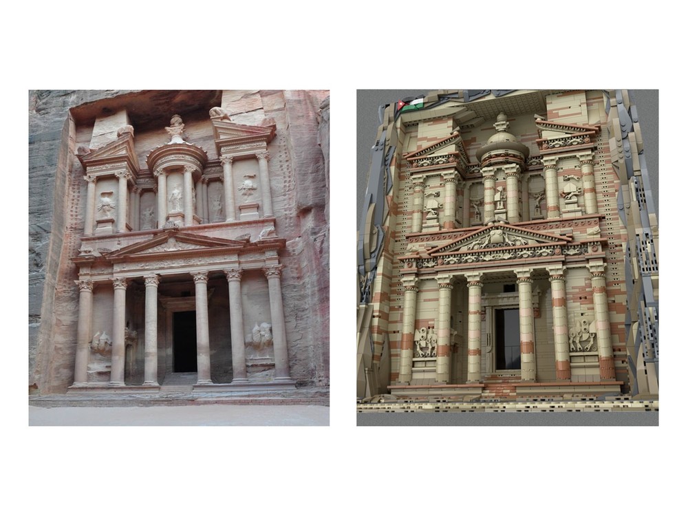 LEGO MOC Petra - The Treasury by ARCHI3D | Rebrickable - Build with LEGO