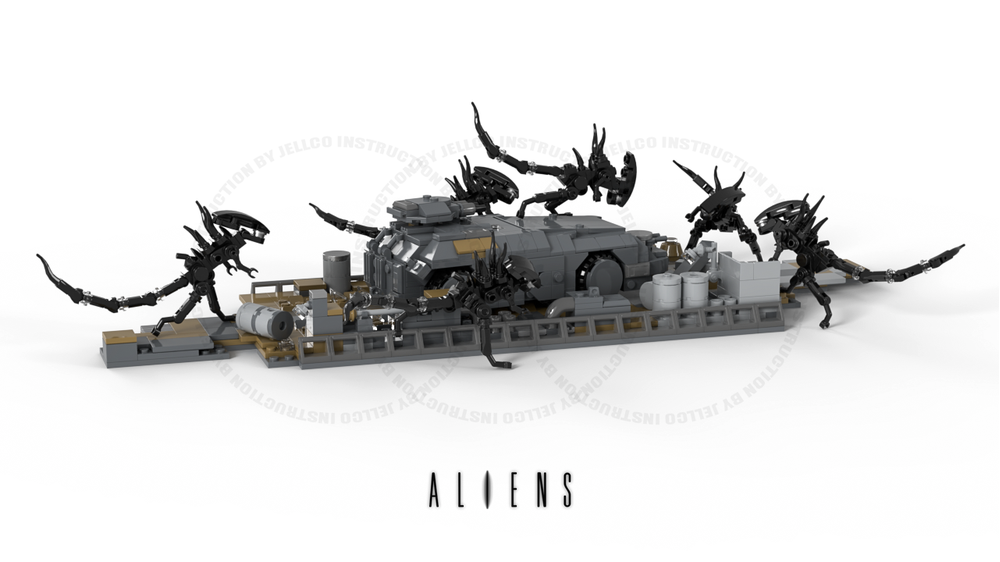 LEGO MOC Aliens Micro Diorama Series: M577 Armored Personnel Carrier ...