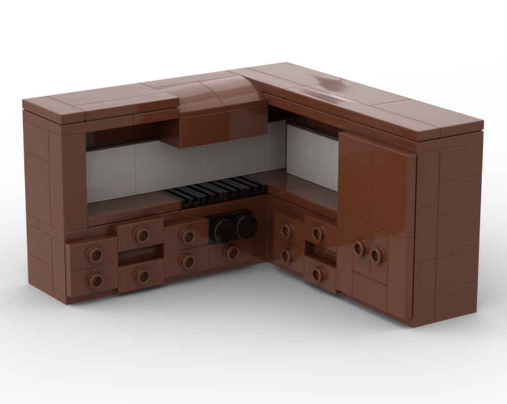 LEGO MOC large kitchen set by EBbuilds | Rebrickable - Build with LEGO