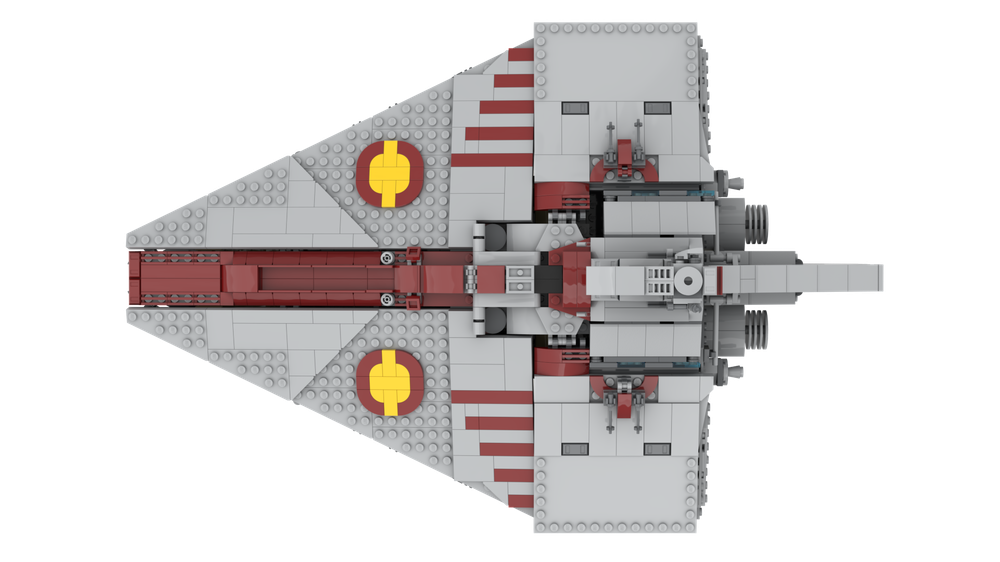 Lego Moc Acclamator Class Playset 75257 Alternative Republic Colour