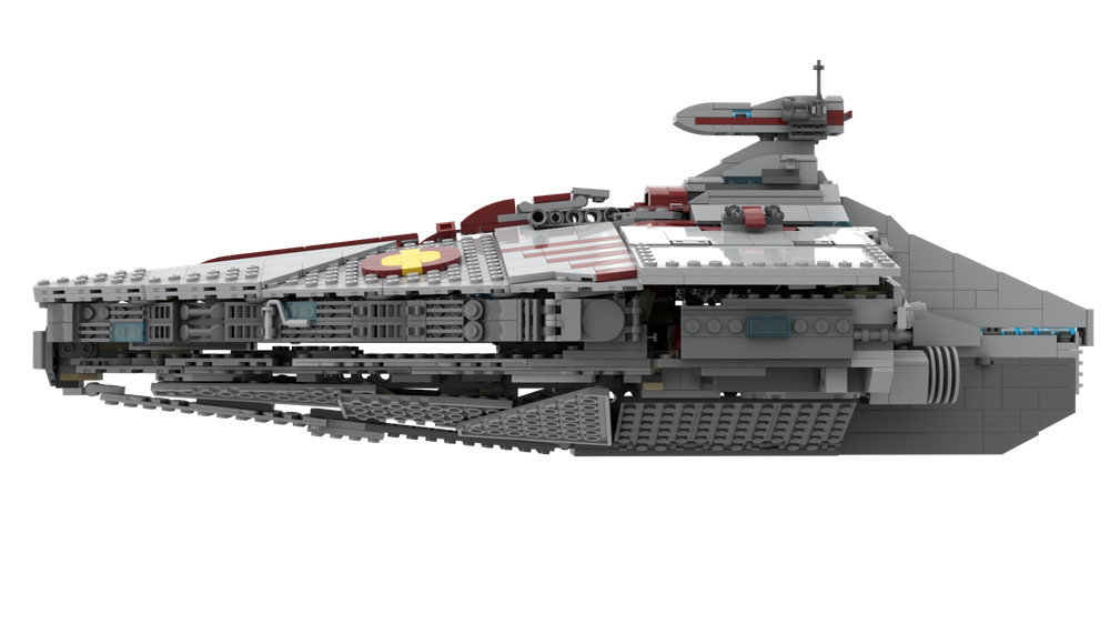 Lego Moc Acclamator Class Playset 75257 Alternative Republic Colour