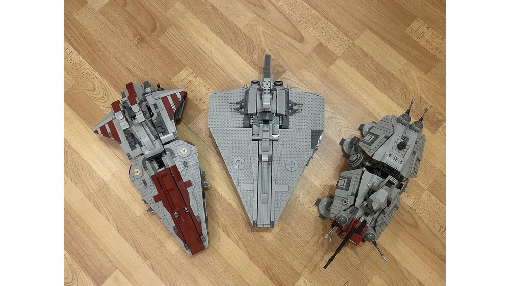 Lego Moc Acclamator Class Playset 75257 Alternative Republic Colour