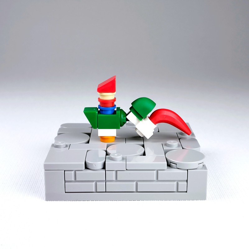 LEGO MOC Tiny Mario & Yoshi by mbmocs | Rebrickable - Build with LEGO