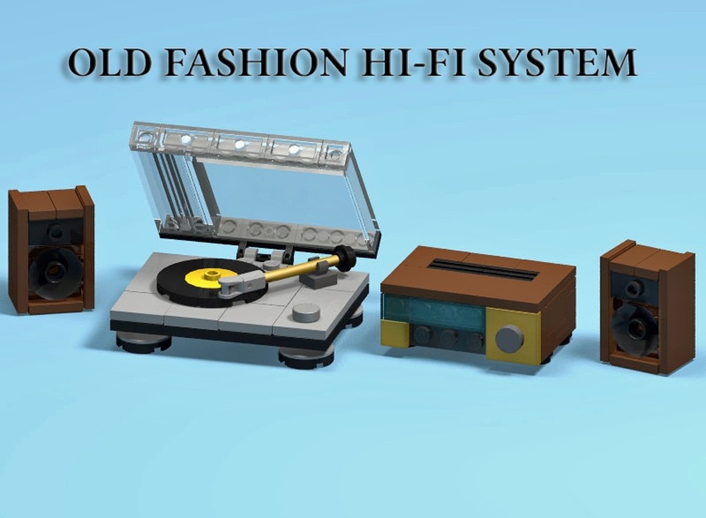 LEGO MOC Little Old fashion HI-FI system by altester | Rebrickable ...