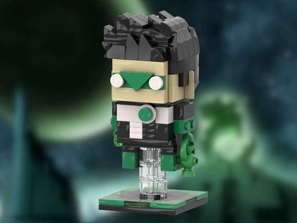 LEGO MOC Green Lantern (Kyle Rayner) Brickhead by Bucktopus ...