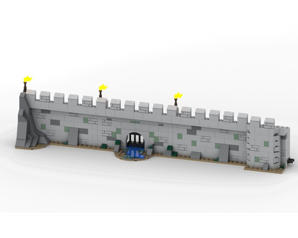 LEGO MOC Helm's Deep Wall Expansion Set by bri_CK_One | Rebrickable ...