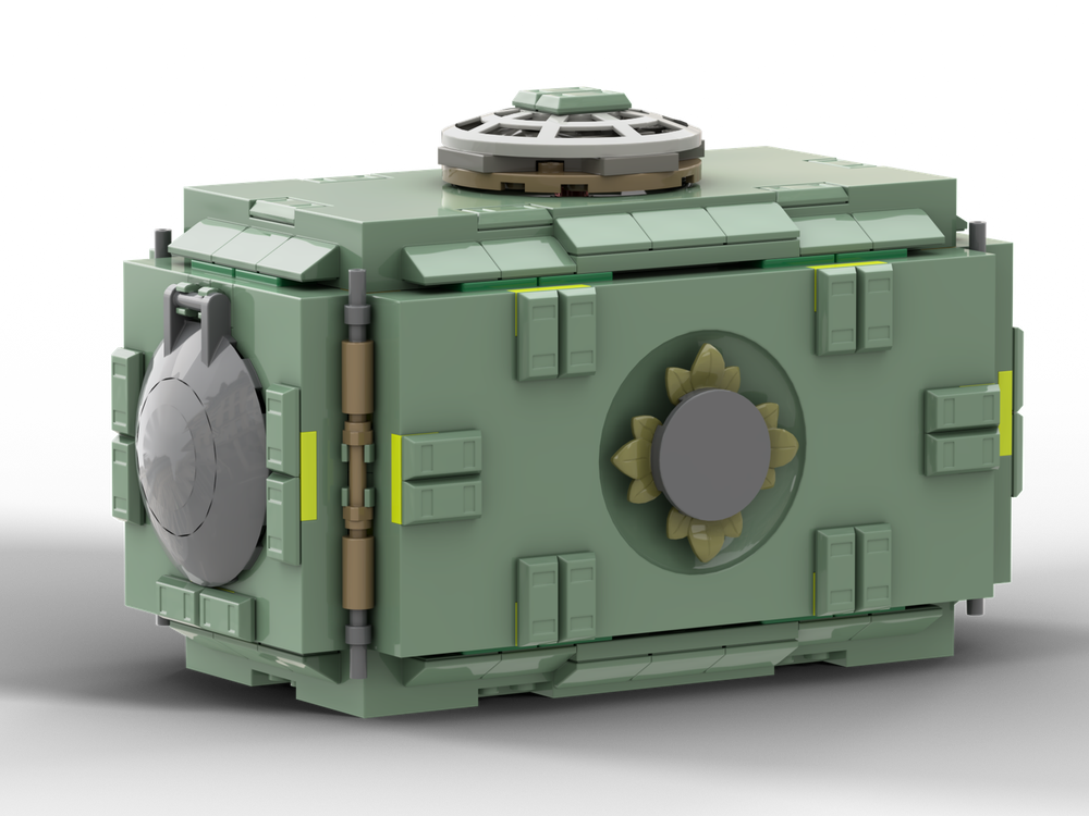 LEGO MOC Space Cargo - using Lego soccer panels by Thomus_Bean ...