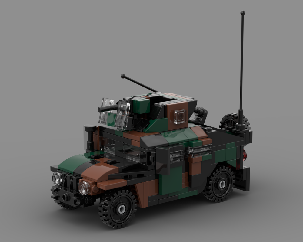 LEGO MOC-202403 M1151A1 HMMWV NATO by Peachman101 | Rebrickable - Build ...
