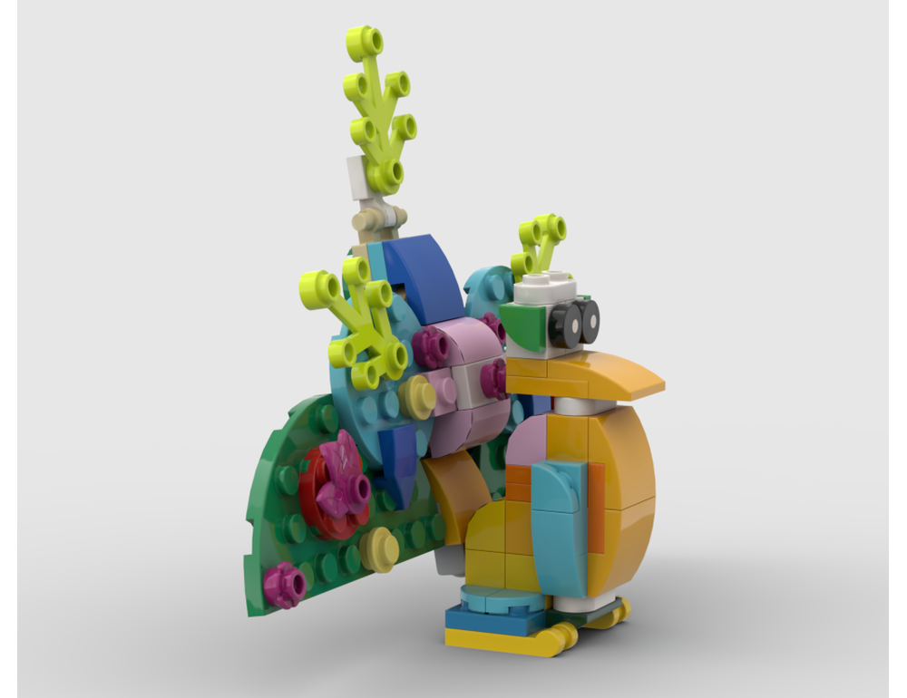 LEGO MOC 31136 Peafowl by black_wind | Rebrickable - Build with LEGO