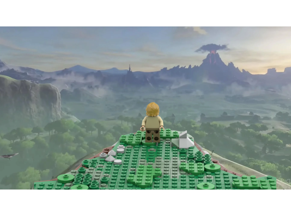 LEGO MOC BOTW Shrine of Resurrection and cliff by Studs_on_a_Tile ...