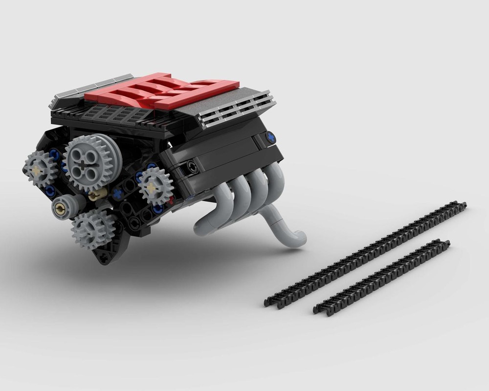 LEGO MOC V8 engine by Daky124 | Rebrickable - Build with LEGO