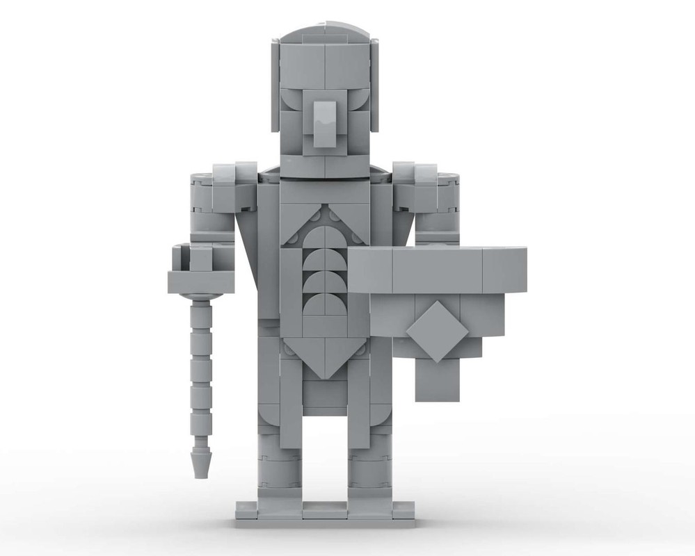 LEGO MOC Stone Guardian Statue by ZapZarap | Rebrickable - Build with LEGO