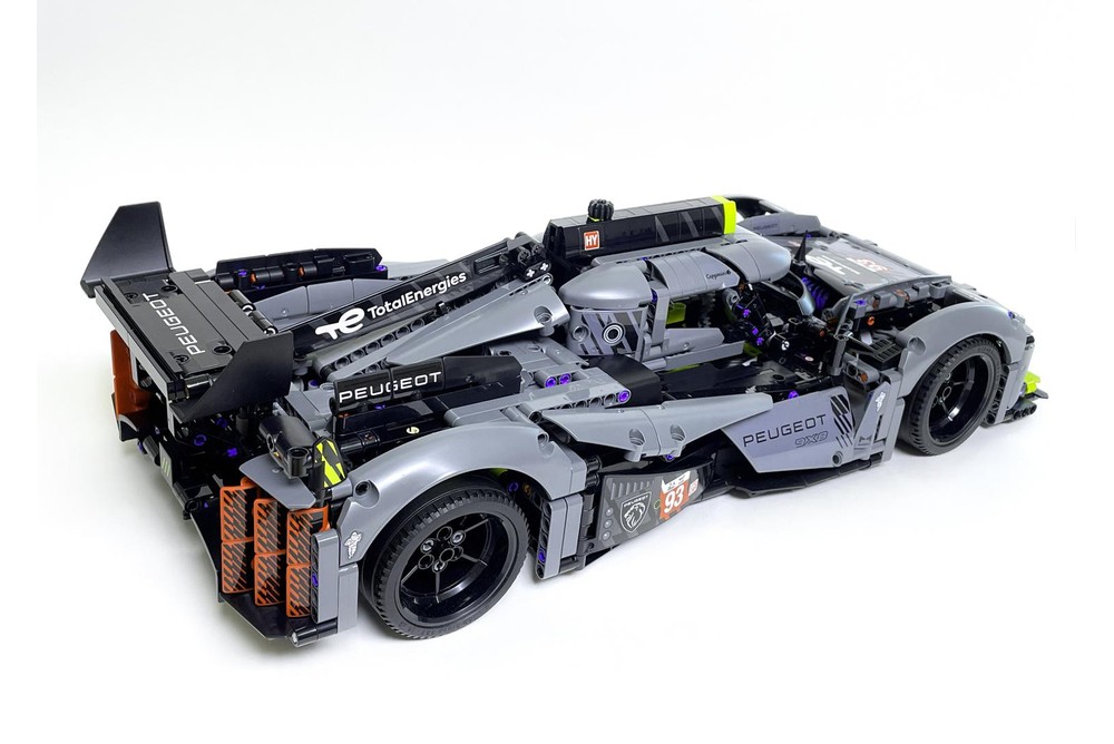LEGO MOC 42156 PEUGEOT 9X8 24H Le Mans Hybrid Hypercar RC MOD for Power ...