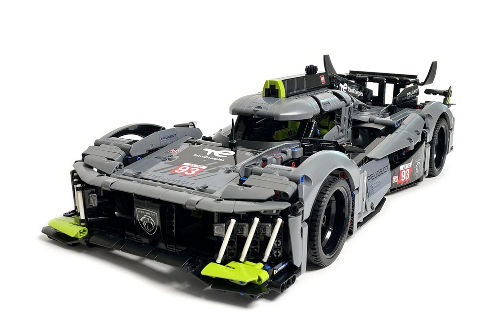 LEGO MOC 42156 PEUGEOT 9X8 24H Le Mans Hybrid Hypercar RC MOD for Power ...