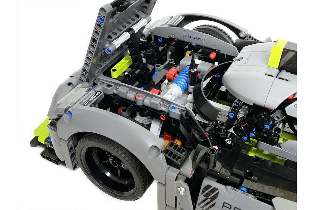 LEGO MOC 42156 PEUGEOT 9X8 24H Le Mans Hybrid Hypercar RC MOD for Power ...