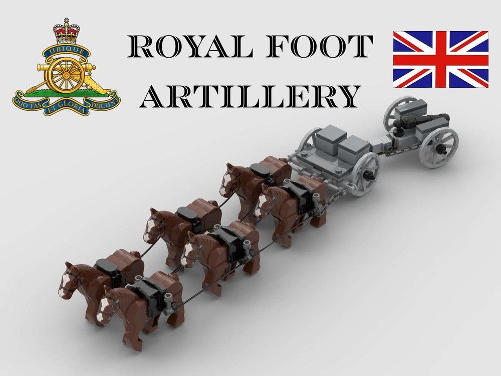 LEGO MOC British Napoleonic Royal Artillery 6 pr light gun Unit by SAR ...