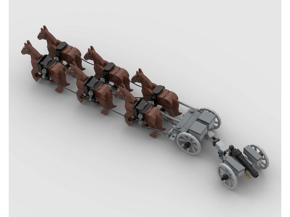 LEGO MOC British Napoleonic Royal Artillery 6 pr light gun Unit by SAR ...