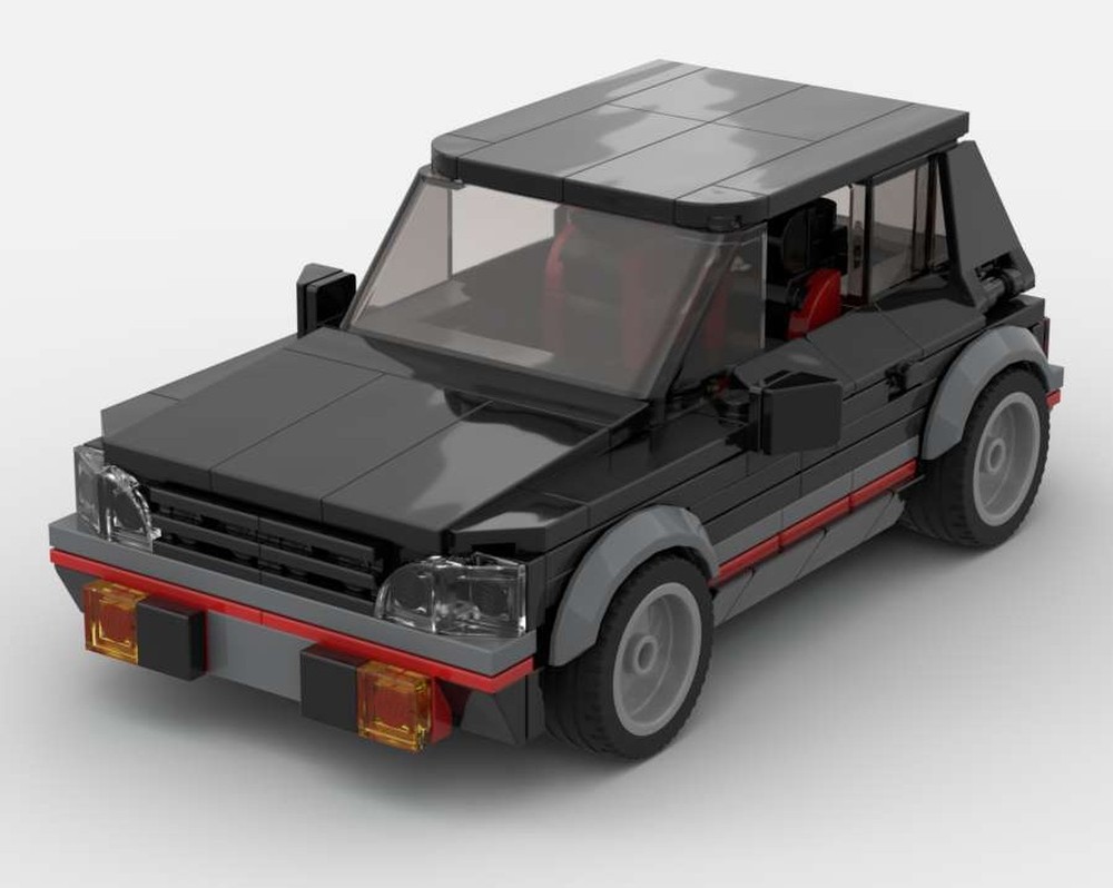 LEGO MOC Peugeot 205 GTI 8 studs wide hot hatch by Sweetridedesigns ...