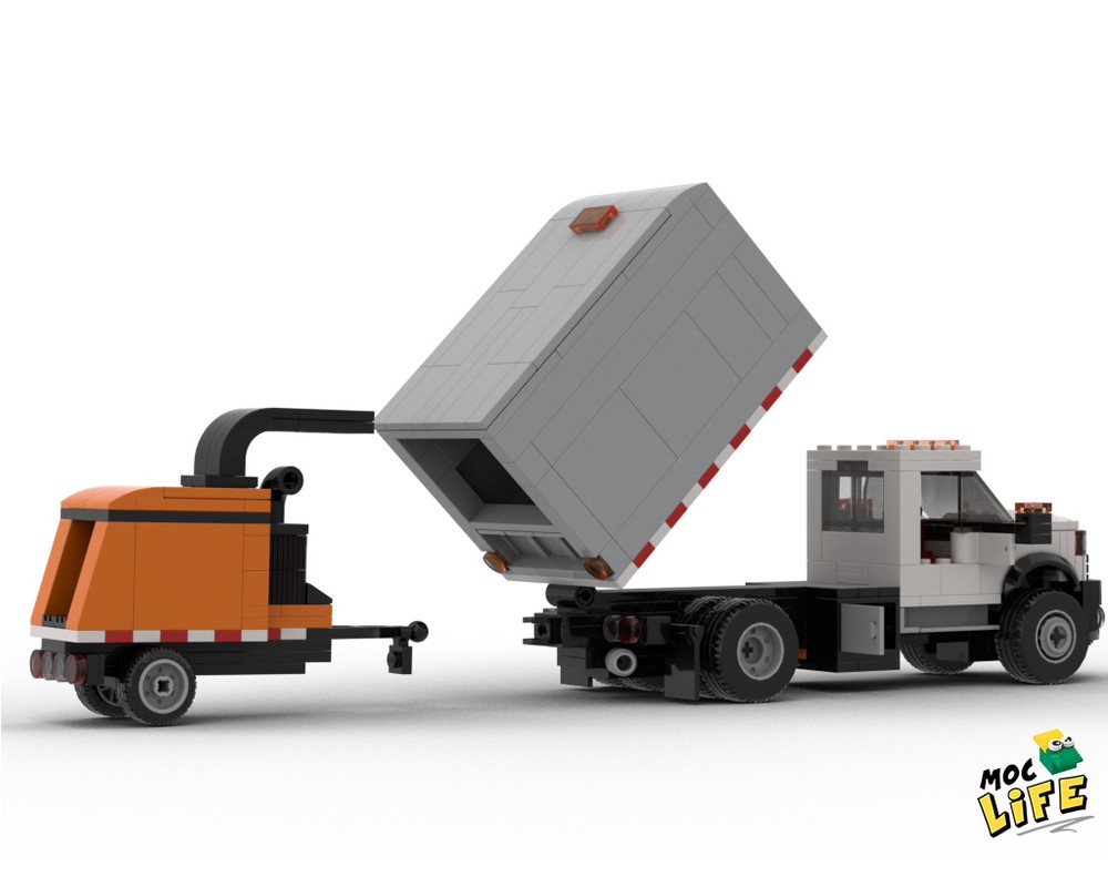 LEGO MOC Ram 3500 regular cab dually wood chipper by MocLife ...