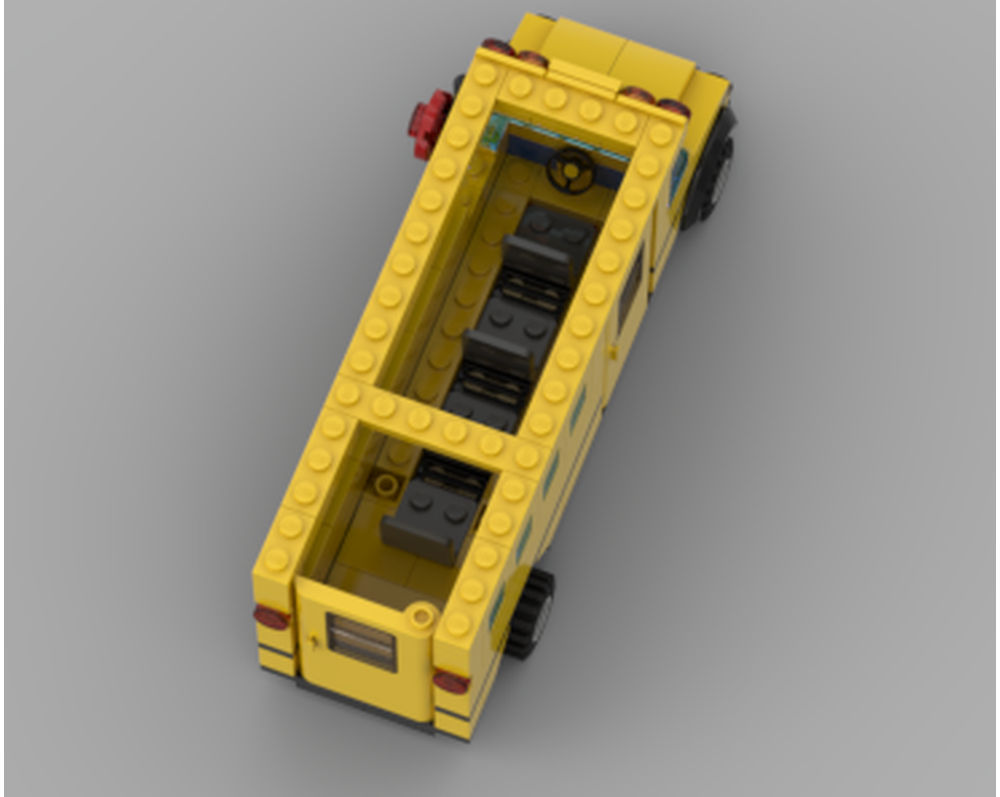 LEGO MOC School Bus by leeggoo_Creator | Rebrickable - Build with LEGO