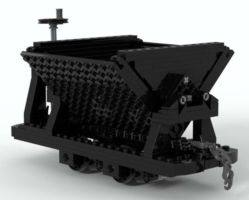 LEGO MOC-202486 Field Railway Tipper Wagon with Handbrake (Scale 1:13 ...