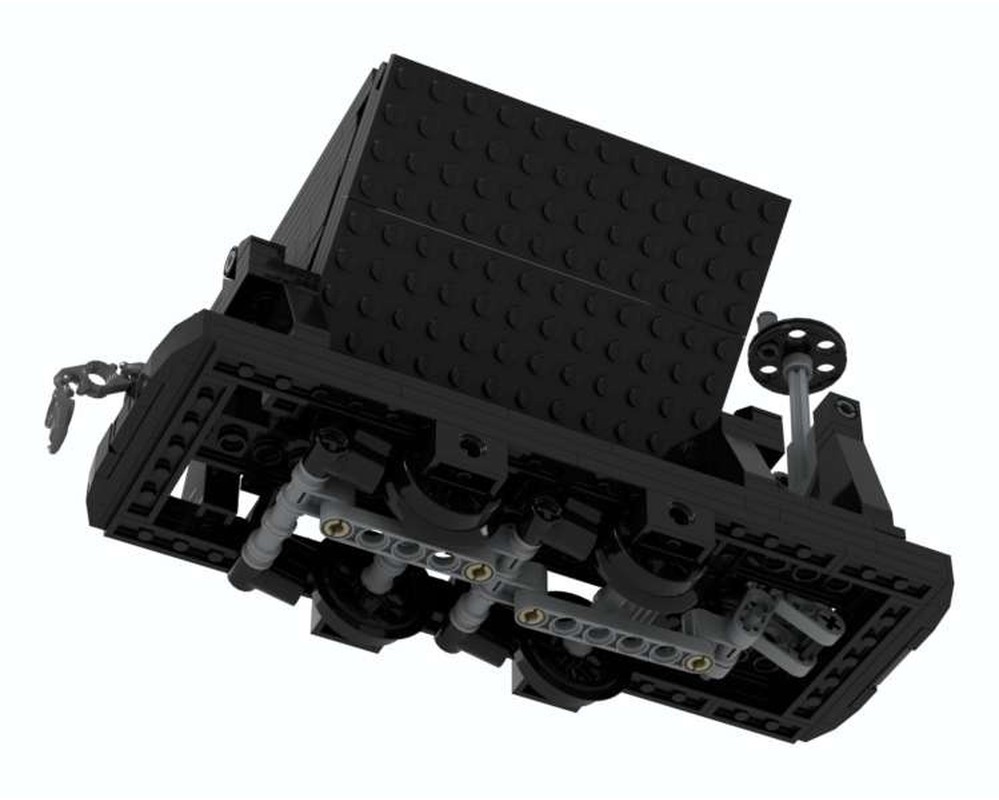 LEGO MOC-202486 Field Railway Tipper Wagon with Handbrake (Scale 1:13 ...