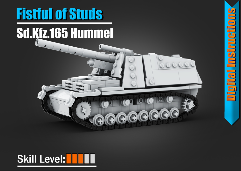 LEGO MOC Sd.kfz.165 Hummel by FistfulofStuds | Rebrickable - Build with ...