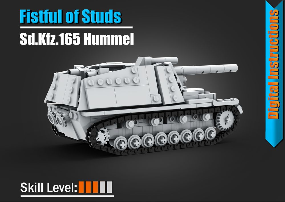 LEGO MOC Sd.kfz.165 Hummel by FistfulofStuds | Rebrickable - Build with ...