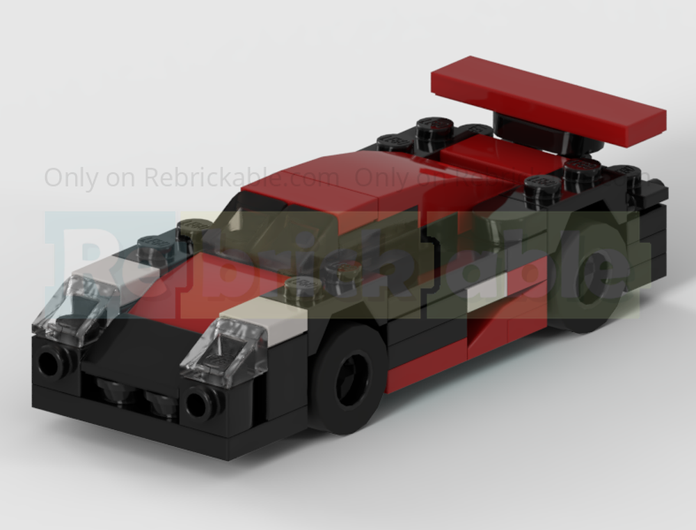 LEGO MOC Nissan R390 GT1 Racing Car - Half Speed Champions Scale by ...