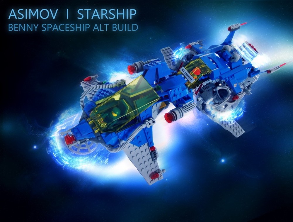 LEGO MOC Asimov I Starship by pturecki | Rebrickable - Build with LEGO