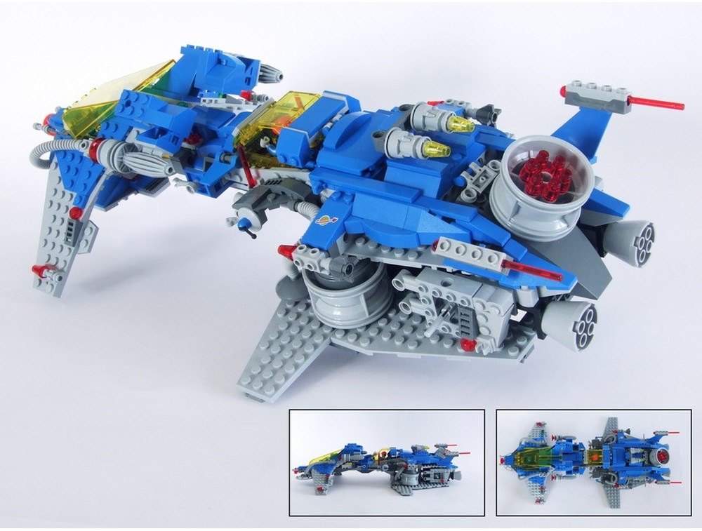 Lego Moc Asimov I Starship By Pturecki Rebrickable Build With Lego