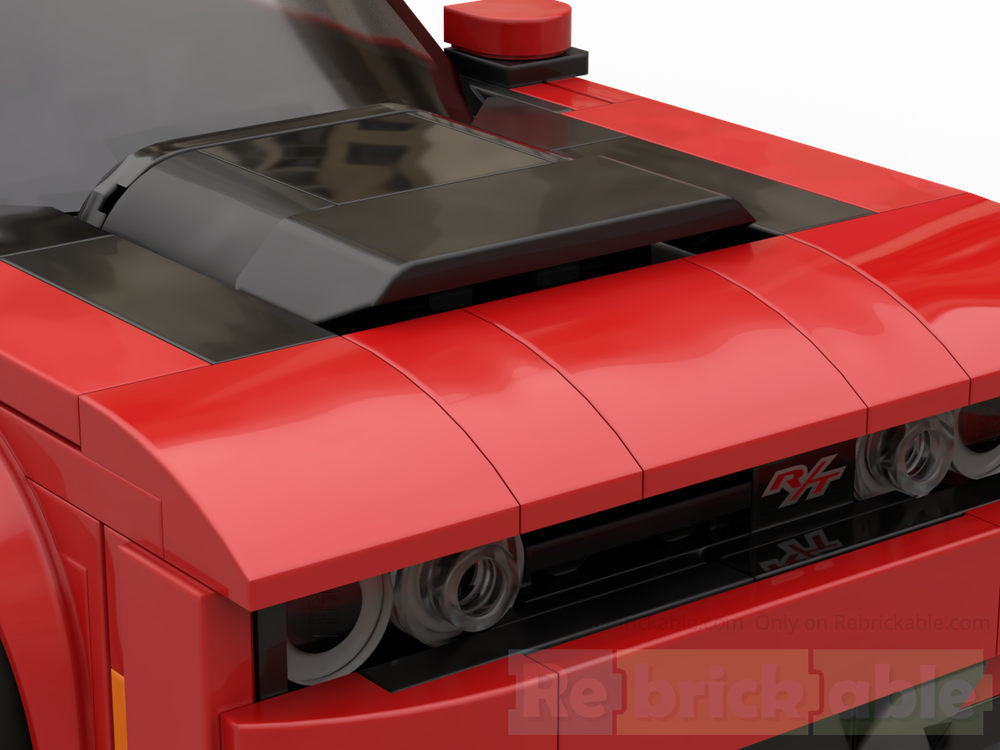 Lego Moc Dodge Challenger Srt Demon By Voidserpent Rebrickable