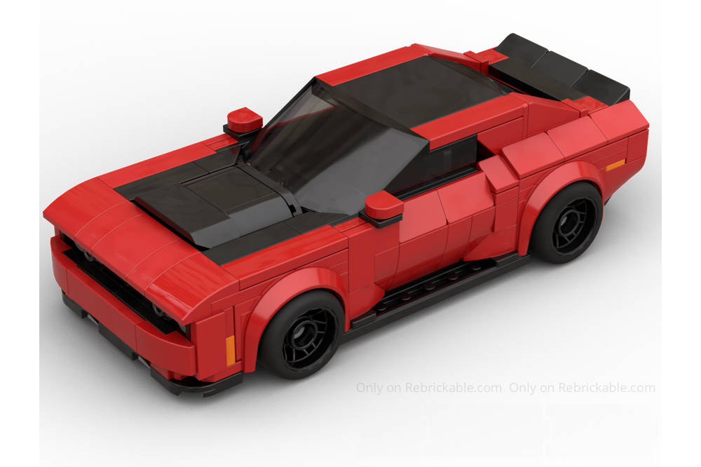 LEGO MOC-202533 Dodge Challenger SRT Demon by VoidSerpent | Rebrickable ...