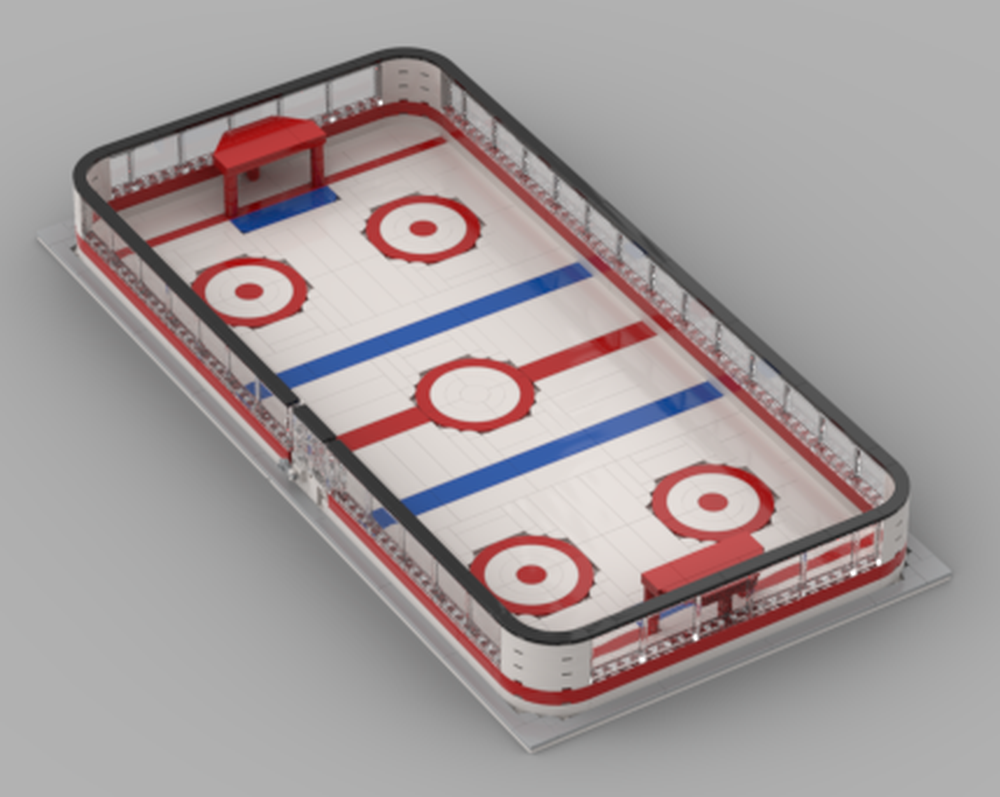 LEGO MOC Hockey Rink by leeggoo_Creator | Rebrickable - Build with LEGO