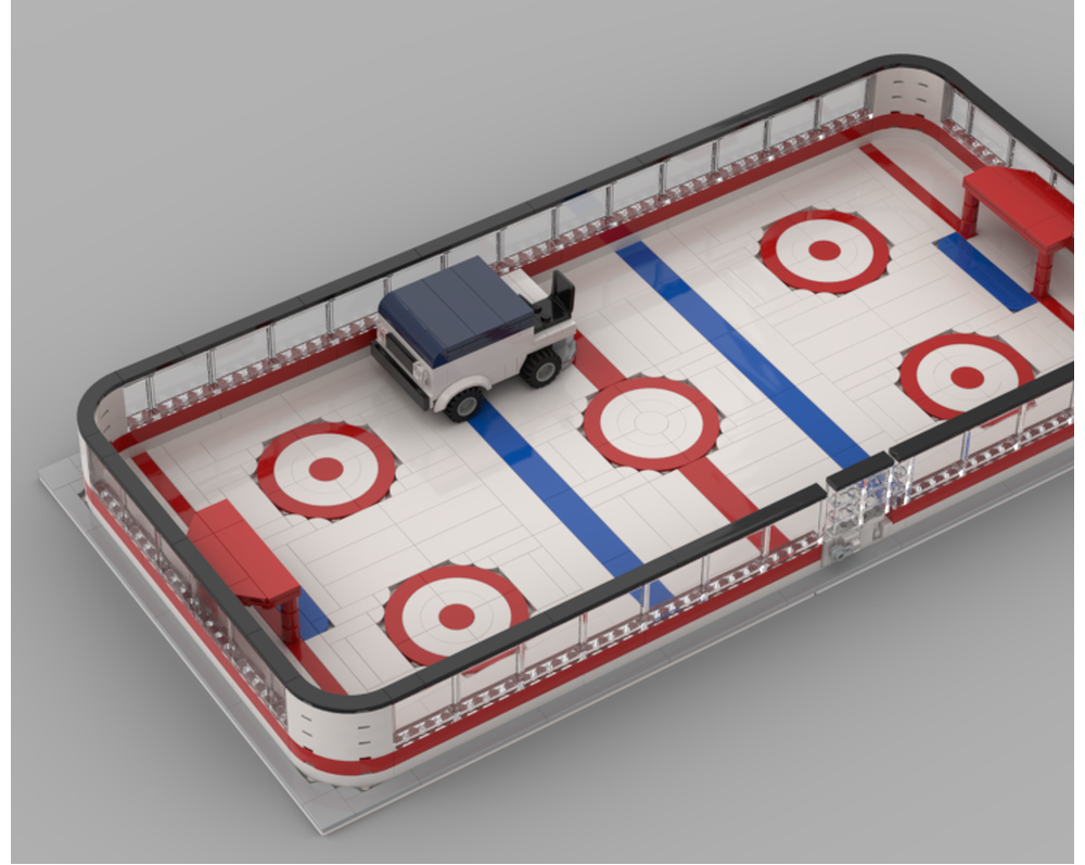 LEGO MOC-202538 Hockey Rink by leeggoo_Creator | Rebrickable - Build ...