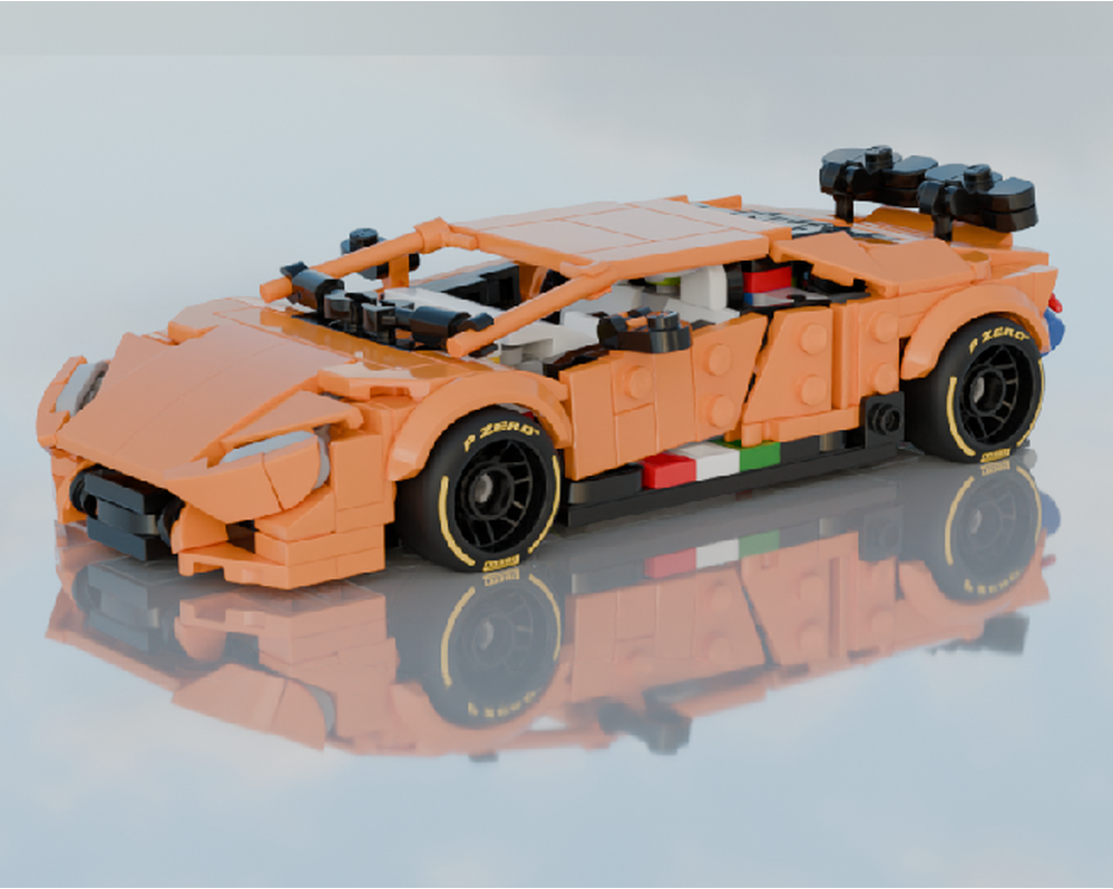 LEGO MOC Lamborghini Huracan Performante Twin Turbo by Thecarmoccer | Rebrickable - Build with LEGO