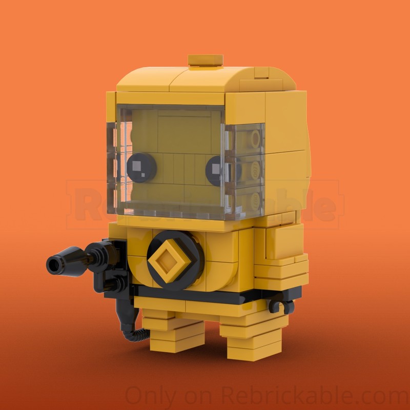 LEGO MOC Hazmat Guy by SkyCaptain | Rebrickable - Build with LEGO