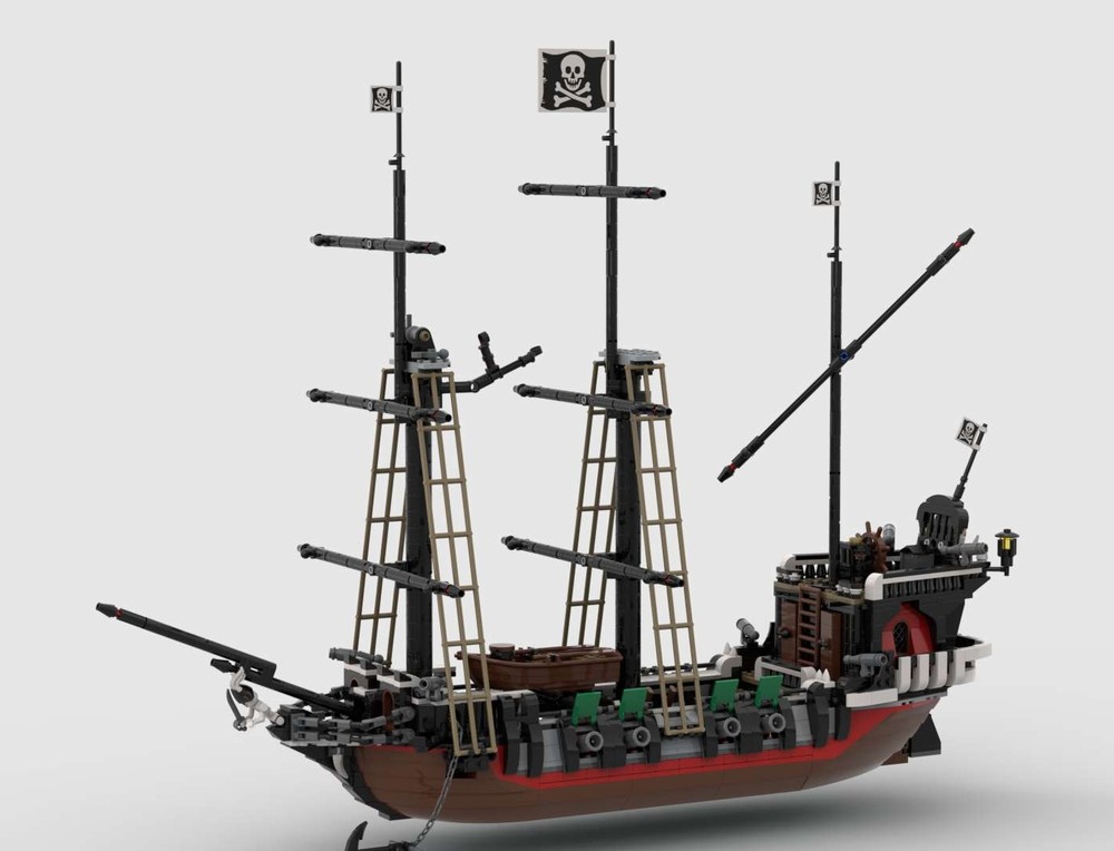 LEGO MOC MOC- Remake Skull Eye Schooner v. 1.0 by itnael | Rebrickable ...