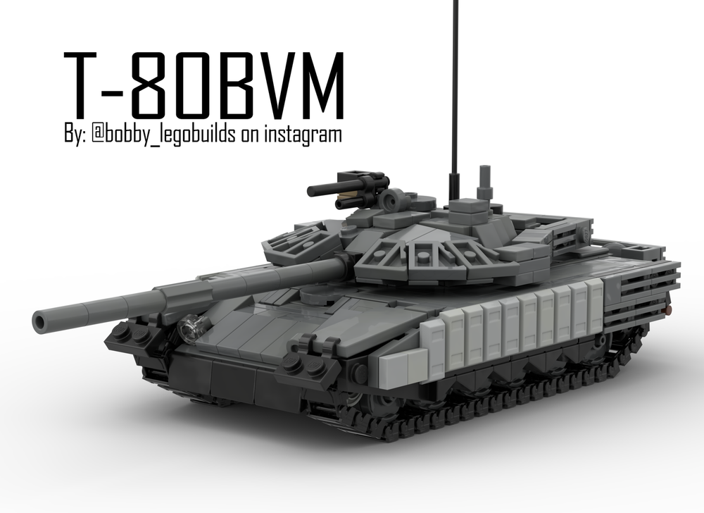 LEGO MOC Lego T-80BVM by BobbyLegoBuilds | Rebrickable - Build with LEGO