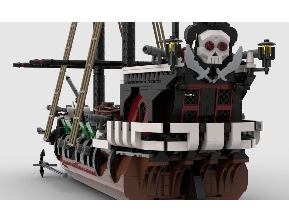 LEGO MOC MOC Remake Skull Eye Schooner v 2.0 by itnael | Rebrickable ...