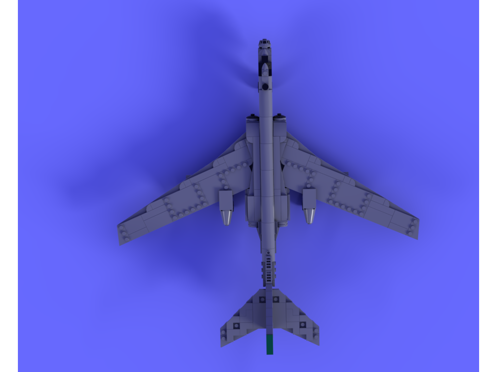 LEGO MOC TUPOLEV-16 "BADGER" 1:100 by Stupidman02 | Rebrickable - Build ...