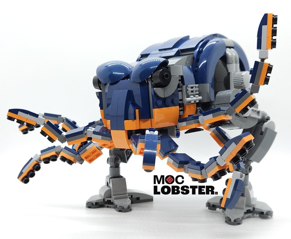 Lego Moc Octo Bot By Moclobster Rebrickable Build With Lego