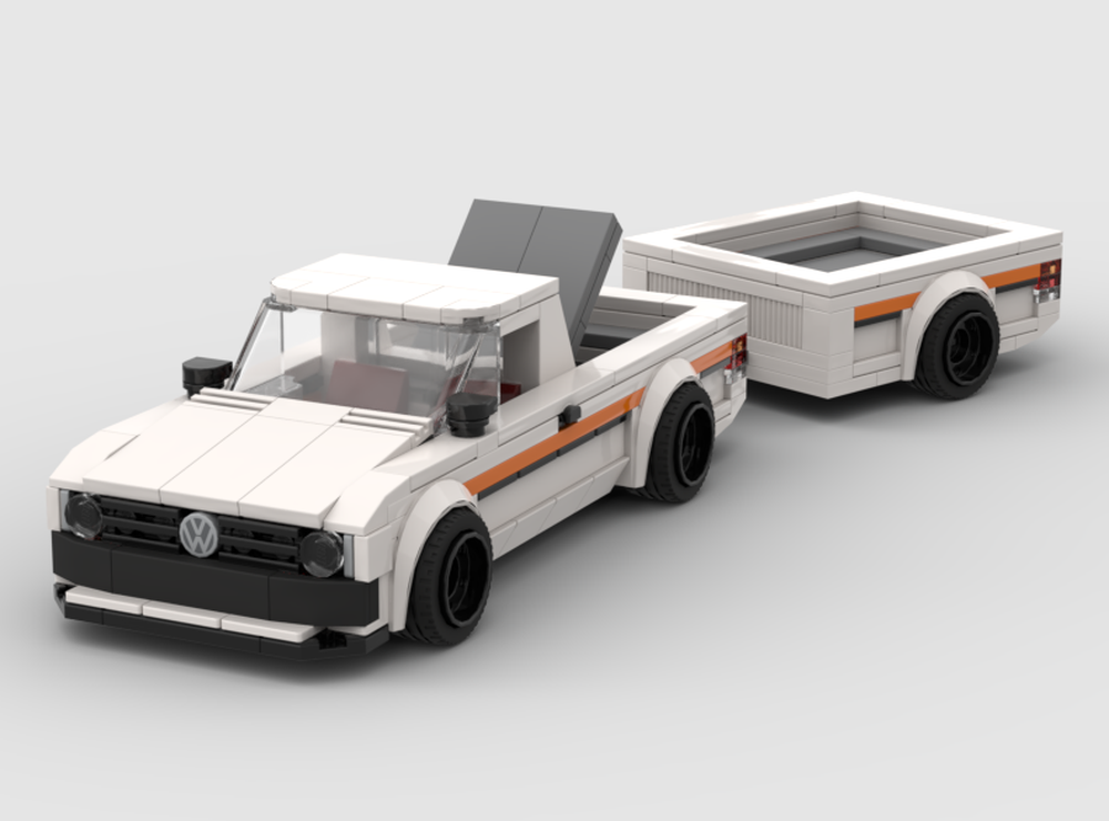 LEGO MOC 1982 Volkswagen Caddy Mk1 with Trailer by toms8wides ...