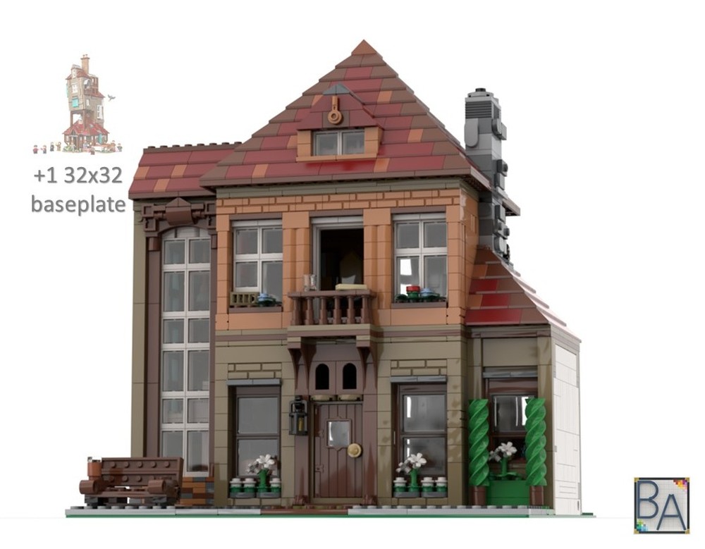 LEGO MOC Mediterranean Holiday House by Brick Artisan | Rebrickable ...