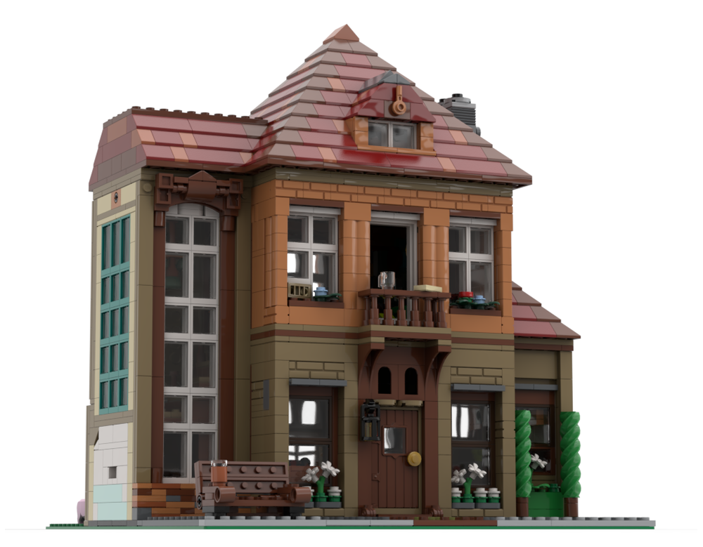 LEGO MOC Mediterranean Holiday House by Brick Artisan | Rebrickable ...