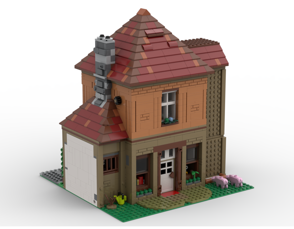 LEGO MOC Mediterranean Holiday House by Brick Artisan | Rebrickable ...