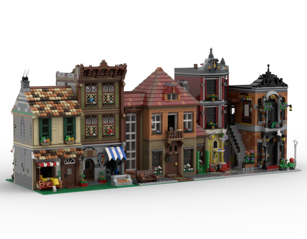 LEGO MOC Mediterranean Holiday House by Brick Artisan | Rebrickable ...