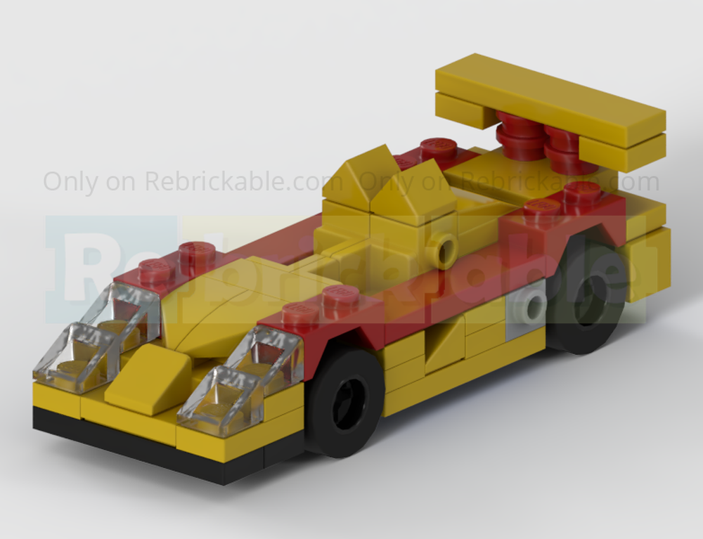 LEGO MOC Porsche RS Spyder LMP2 Racing Car - Half Speed Champions Scale ...