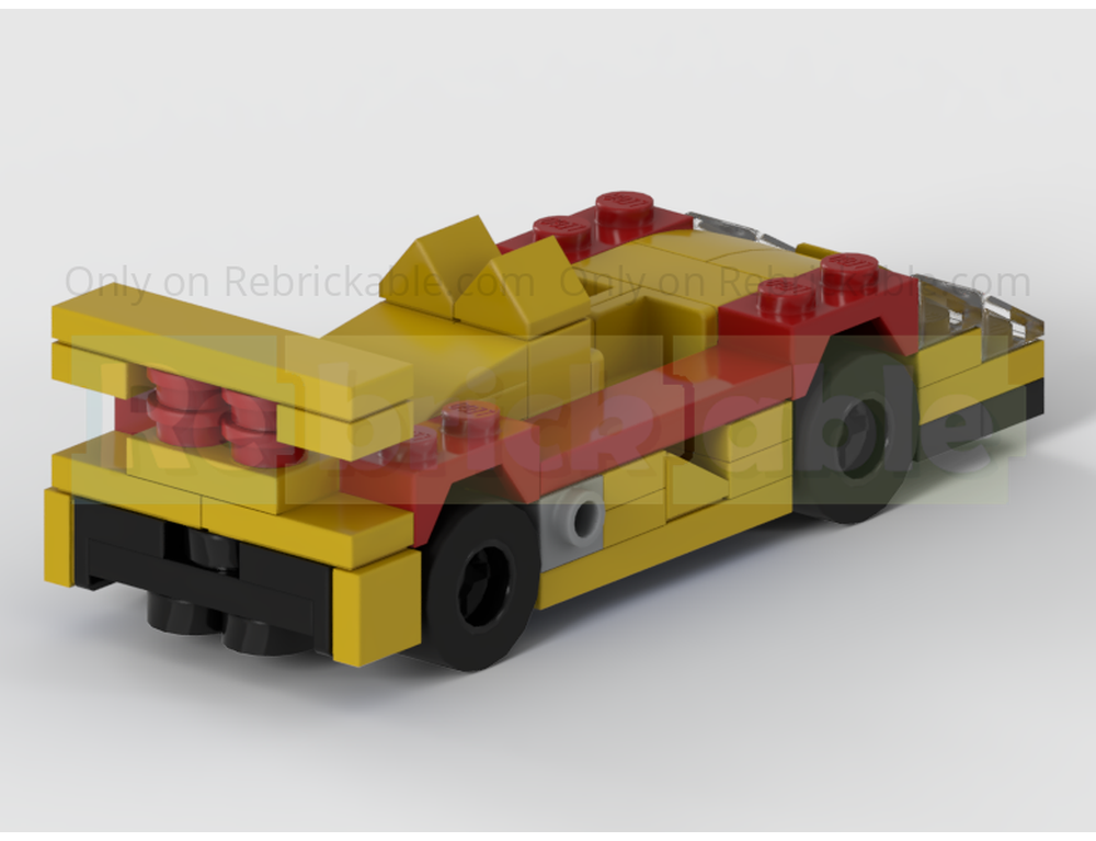 LEGO MOC Porsche RS Spyder LMP2 Racing Car - Half Speed Champions Scale ...