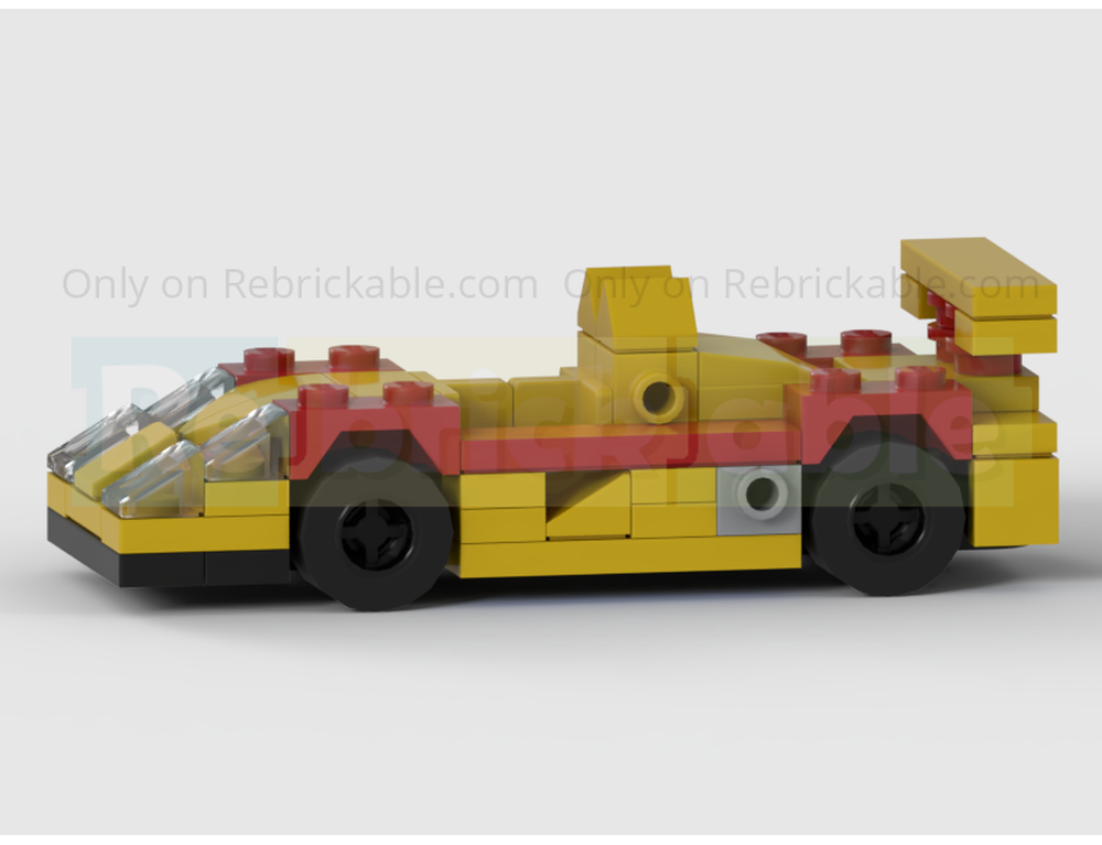 LEGO MOC Porsche RS Spyder LMP2 Racing Car - Half Speed Champions Scale ...